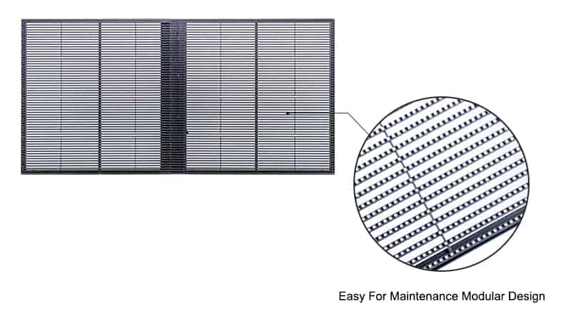 Transparent Led Screen | Indoor Fixed Installation