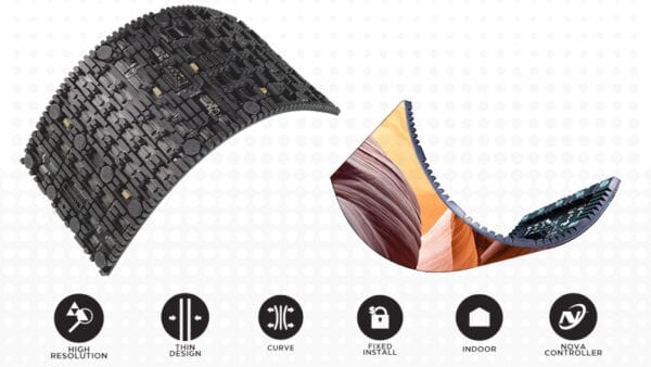 Concave & Convex Curves Flexible Led Display