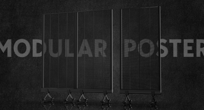 Transparent LED Poster Screen from OneDisplay