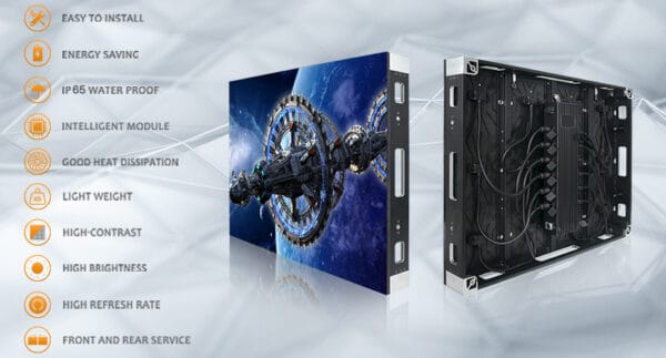 Small Pixel Pitch Outdoor Fixed Installation Led Screen | OneDisplay