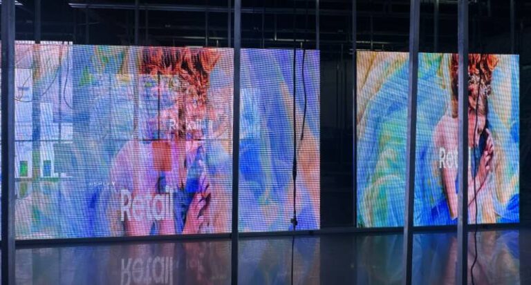 3m²&4m² P3.9-7.8 Transparent LED Display System Successfully Deployed ...