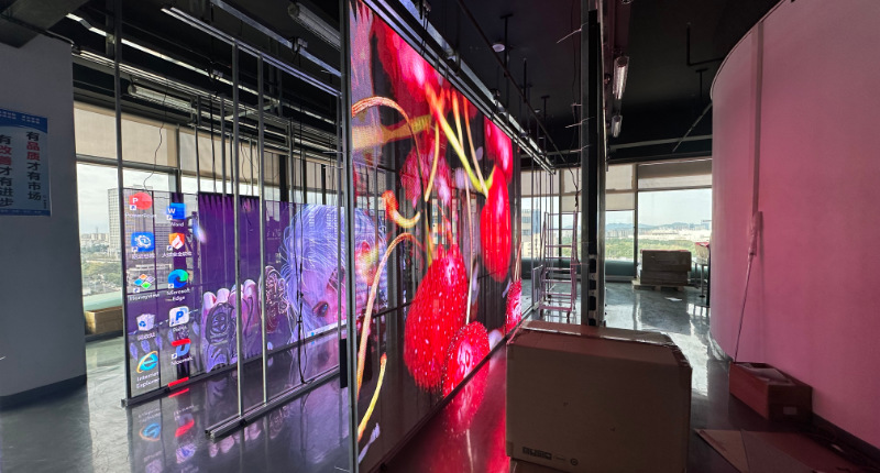 13.5m² P3.9-3.9 Transparent LED Display Deployed for Irish Workplace ...